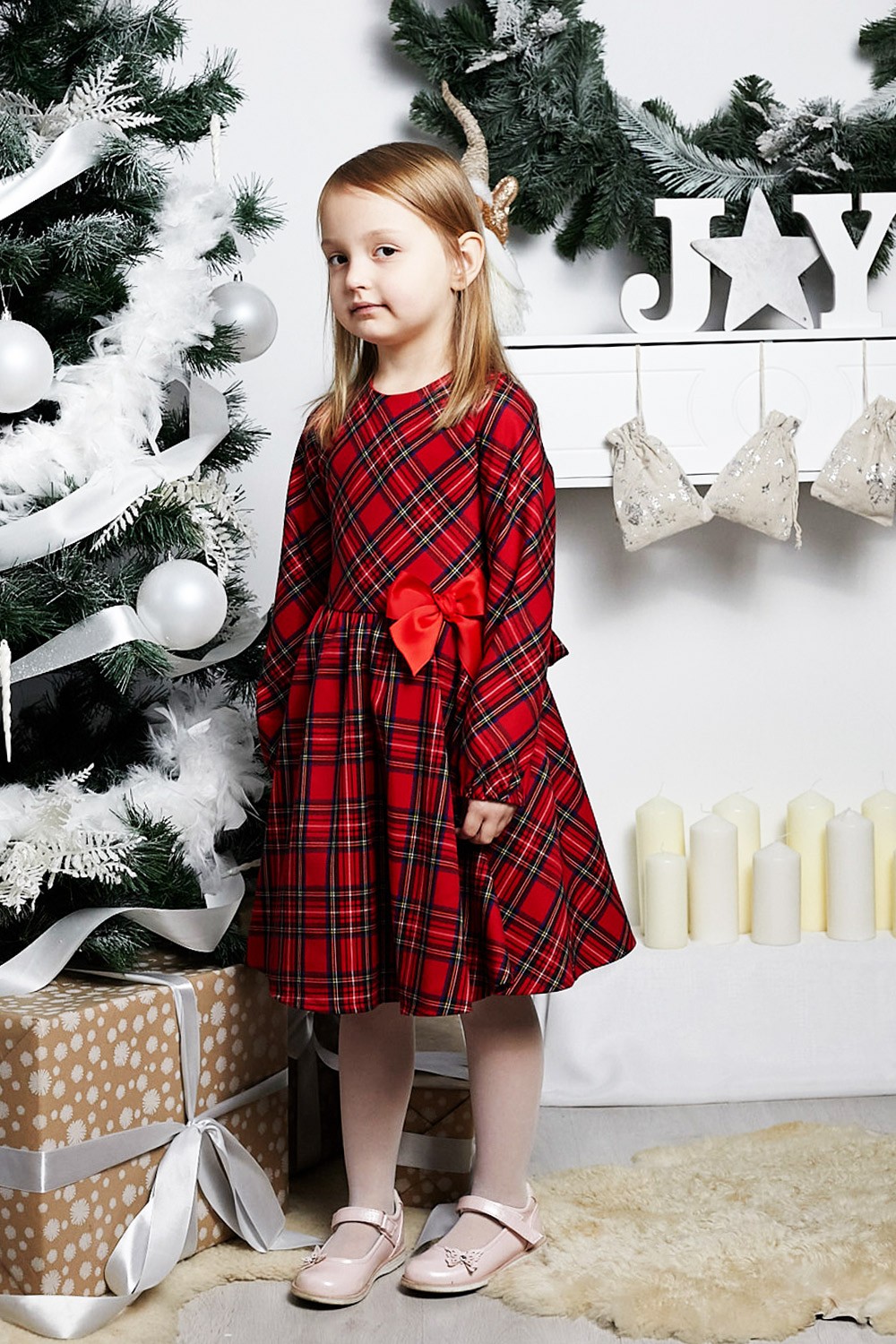 Dívčí oblečení | Dívčí šaty červené kárované Vanessa | ELEGANTBABY ...